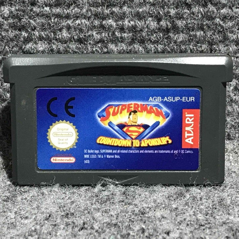 SUPERMAN COUNTDOWN TO APOKOLIPS NINTENDO GAME BOY ADVANCE GBA